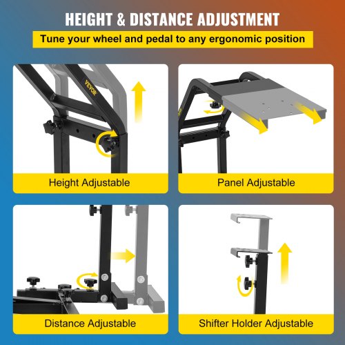 G29, G27 and G25 Racing Simulator Steering Wheel Stand GT Racing ...